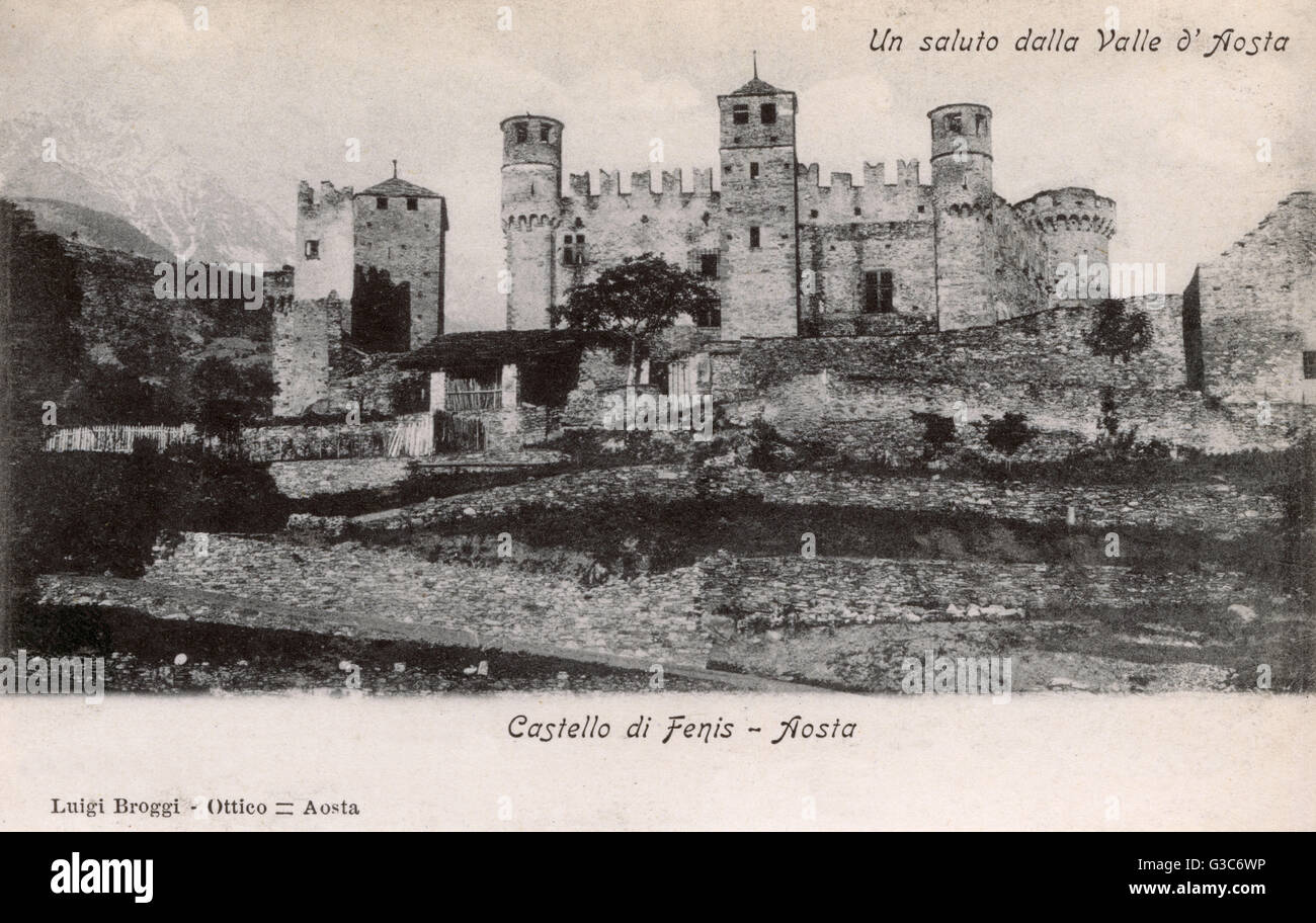 Castello fenis hi-res stock photography and images - Alamy