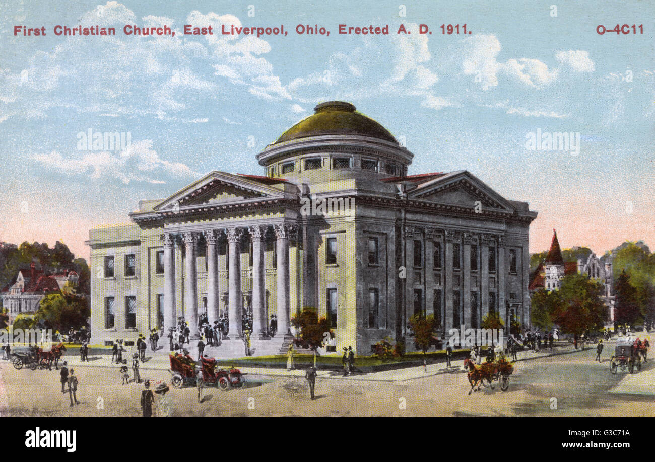 First Christian Church, Liverpool, Ohio, USA Stock Photo - Alamy