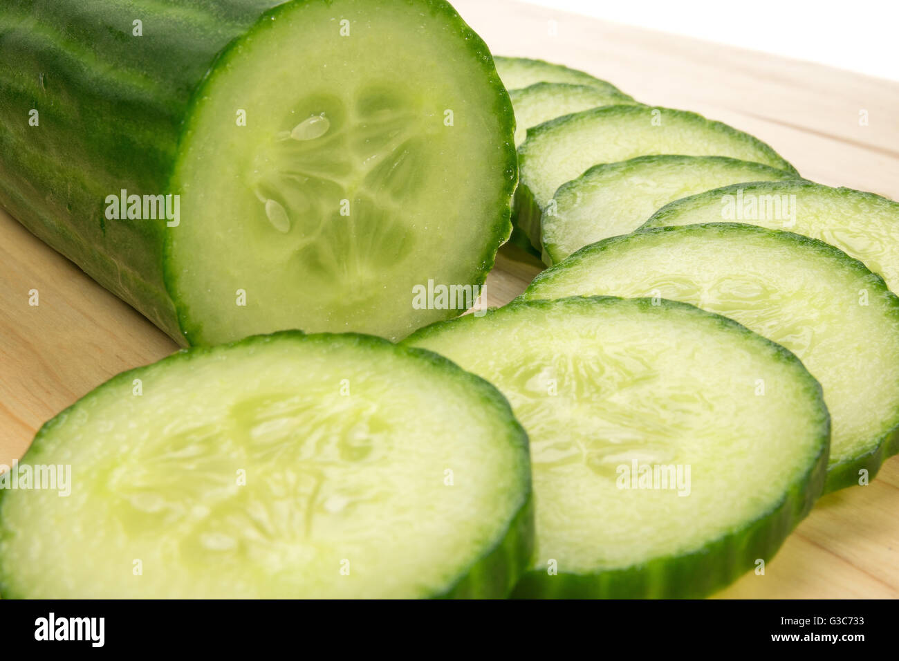 Cross section of cucumber hi-res stock photography and images - Alamy