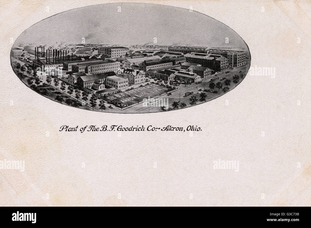 Plant of B F Goodrich Company, Akron, Ohio, USA Stock Photo - Alamy