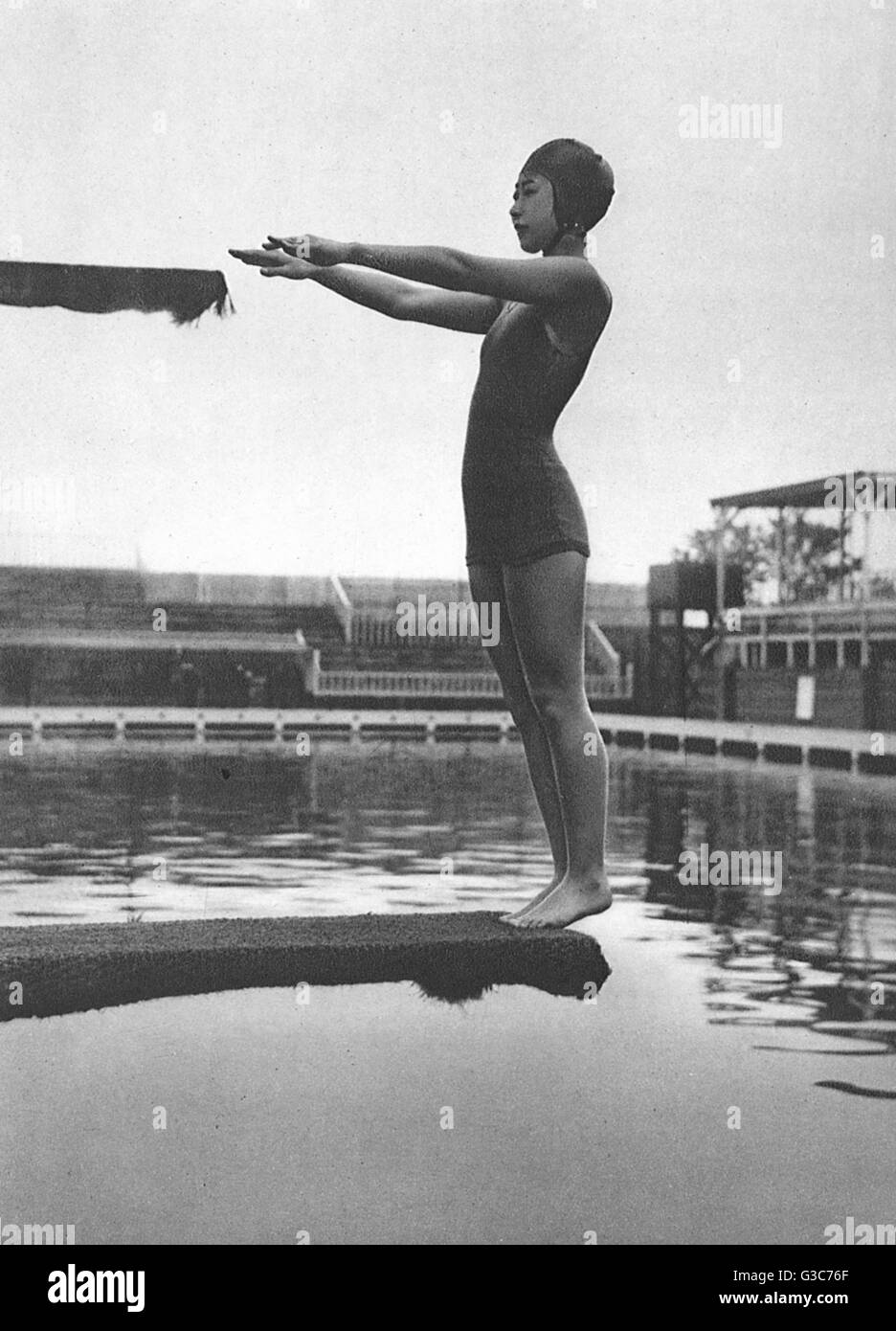 Diver Diving Board Pool High Resolution Stock Photography and Images ...
