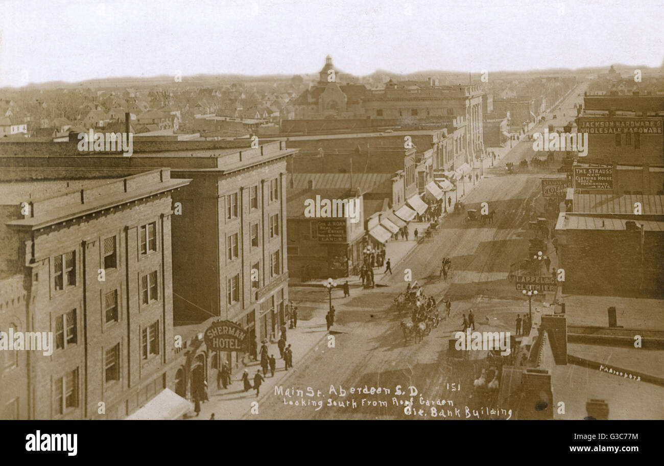 Main Street, Aberdeen, South Dakota, USA Stock Photo - Alamy