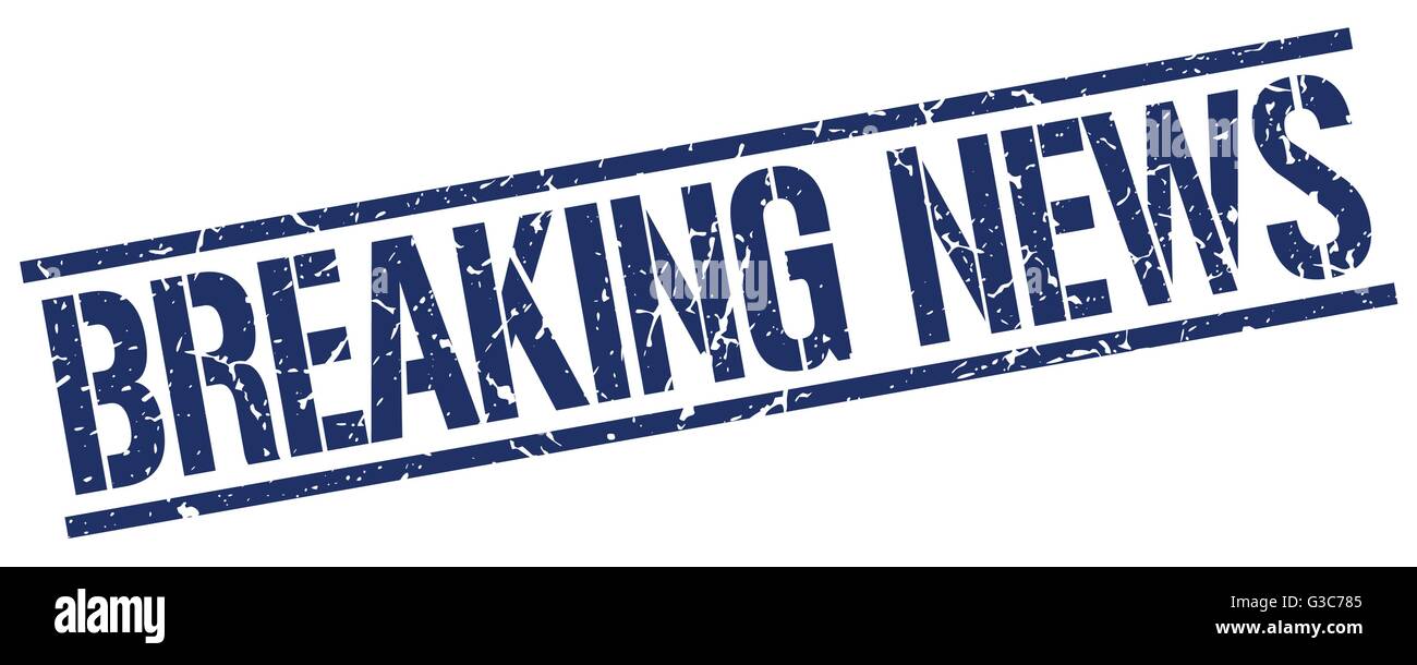 Breaking news rubber stamp Stock Vector Images - Alamy