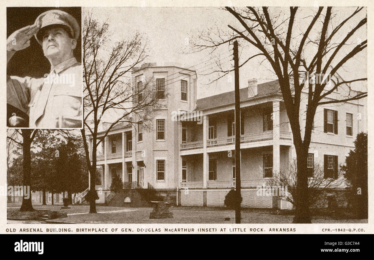 Old Arsenal Building, Little Rock, Arkansas, USA Stock Photo - Alamy