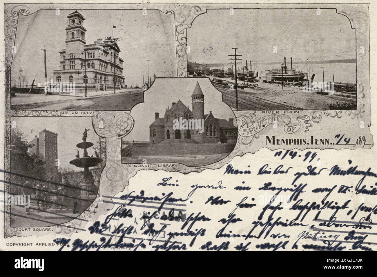 Tennessee postcard hi-res stock photography and images - Alamy