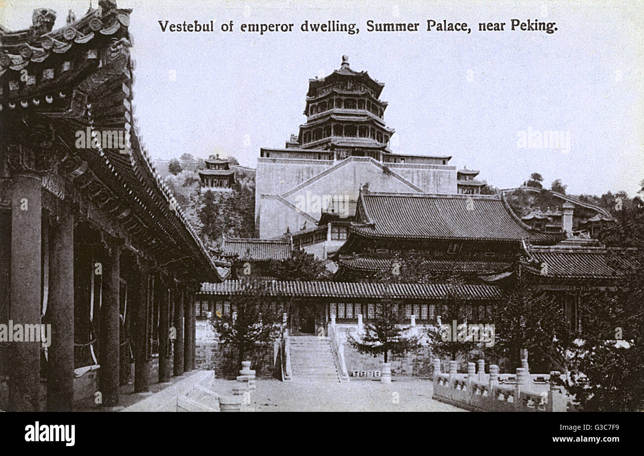 Summer Palace, Beijing, China, Courtyard, Emperor's Dwelling Stock ...