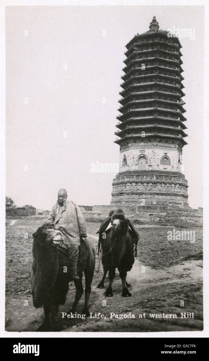 The 12th-century Pagoda of Tianning Temple, Beijing, China Stock Photo ...