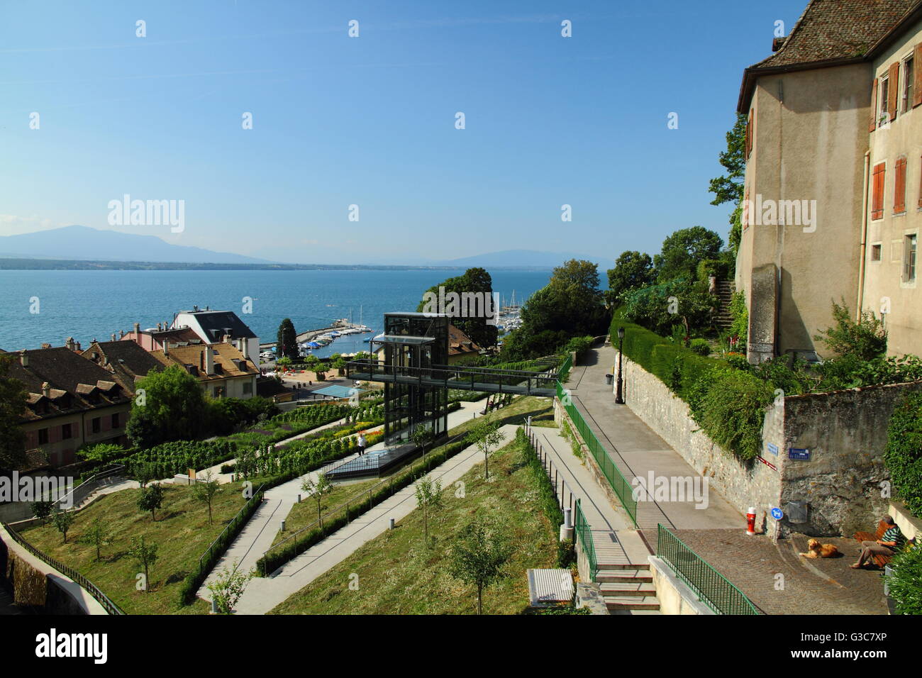 Geneva and nyon castle hi-res stock photography and images - Alamy