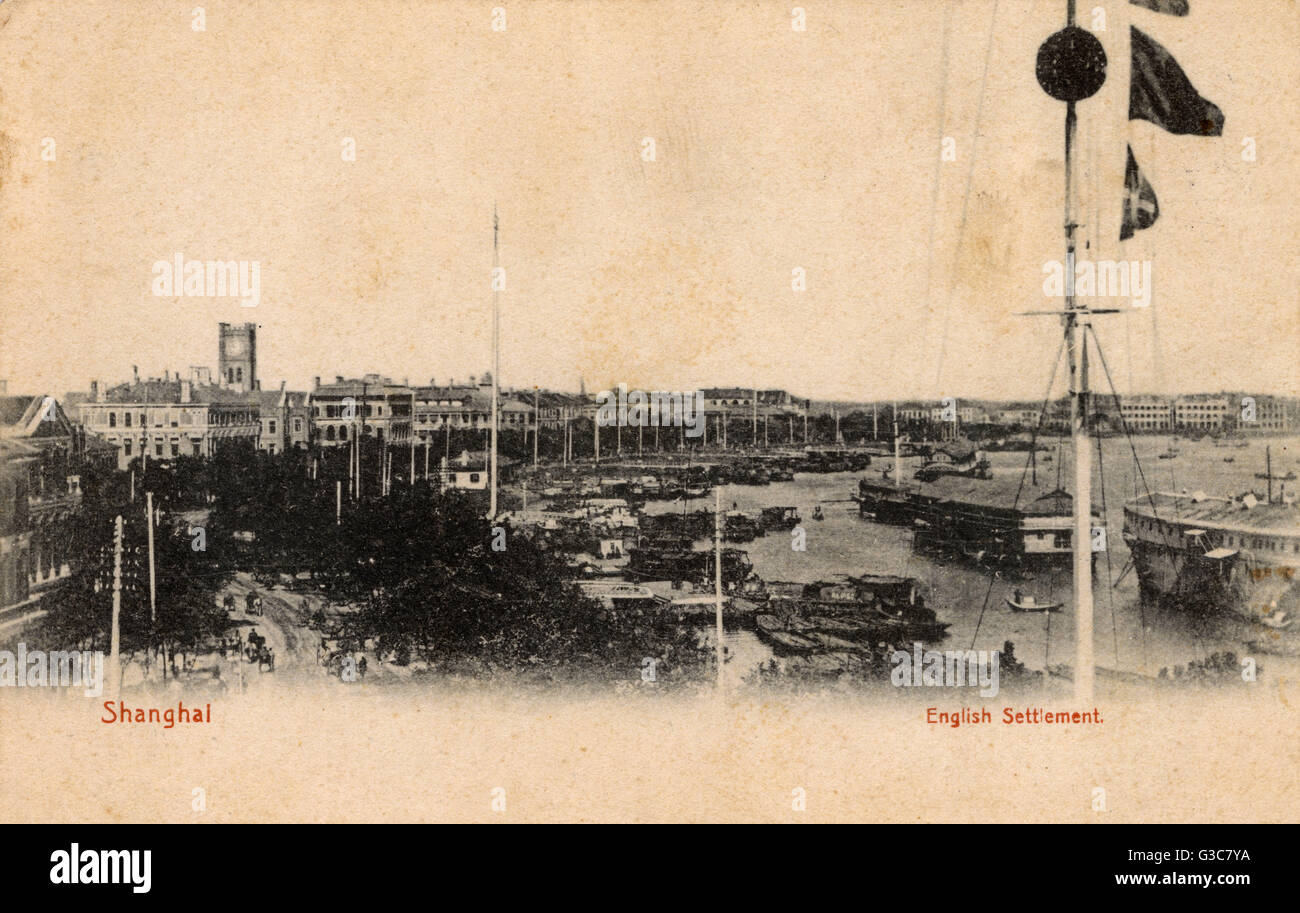 Shanghai, China - The Bund and English Settlement Stock Photo - Alamy