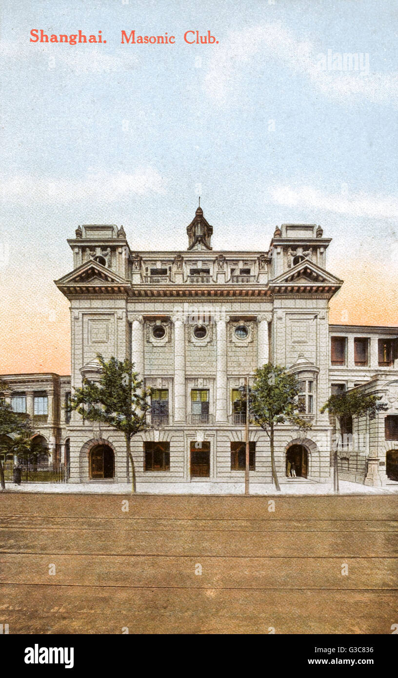 China - Shanghai - The Masonic Club Stock Photo - Alamy