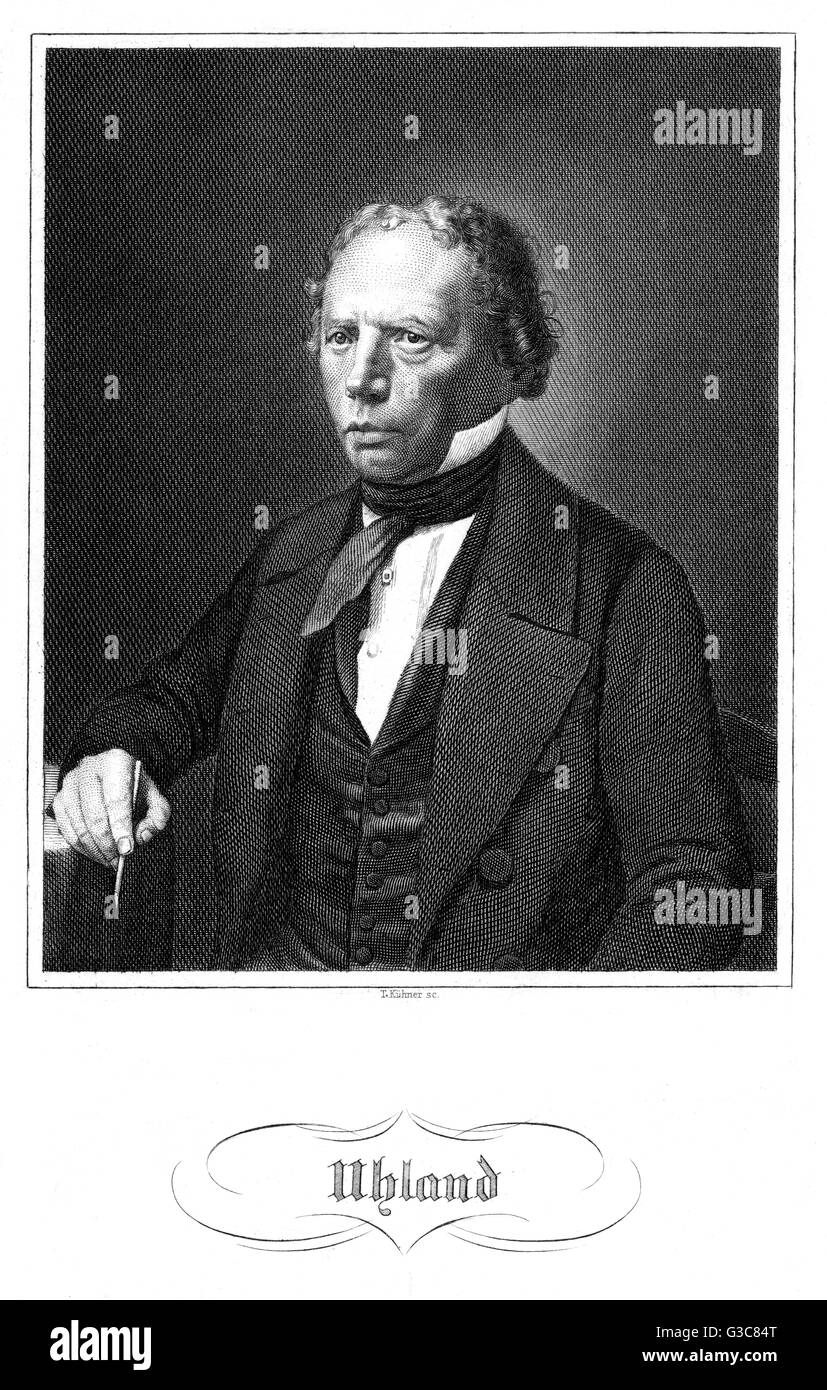 JOHANN UHLAND - 5 Stock Photo - Alamy