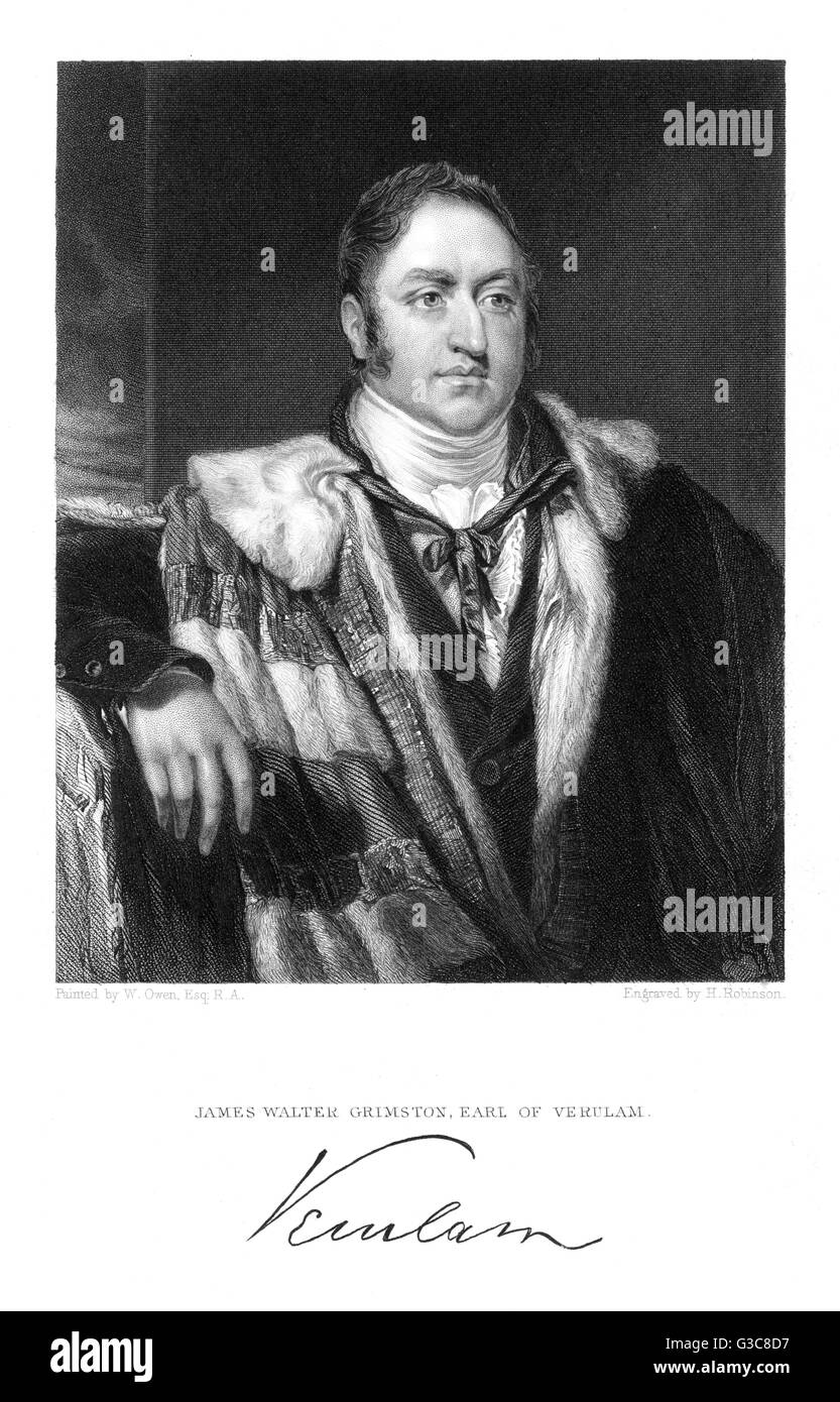 JAMES EARL VERULAM Stock Photo - Alamy