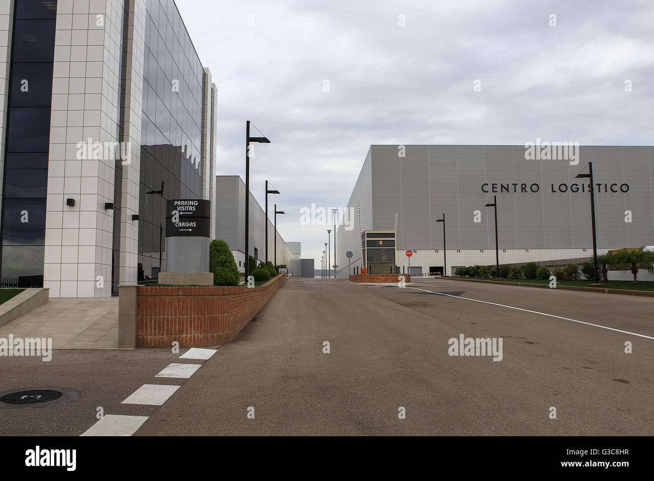 The logistics center, Spain Stock Photo - Alamy