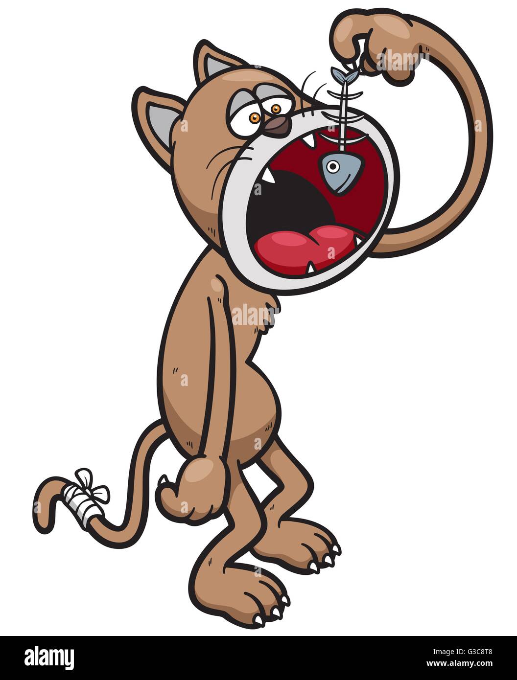 Vector illustration of Cat cartoon Stock Vector Image & Art - Alamy