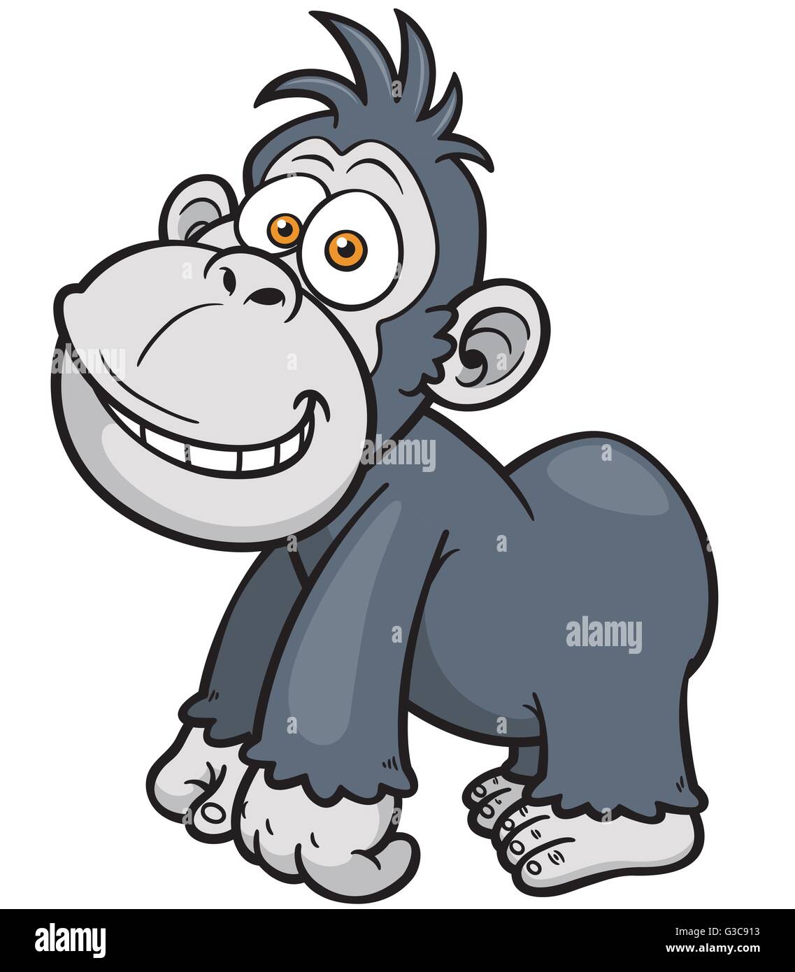 Cartoon gorilla hi-res stock photography and images - Alamy