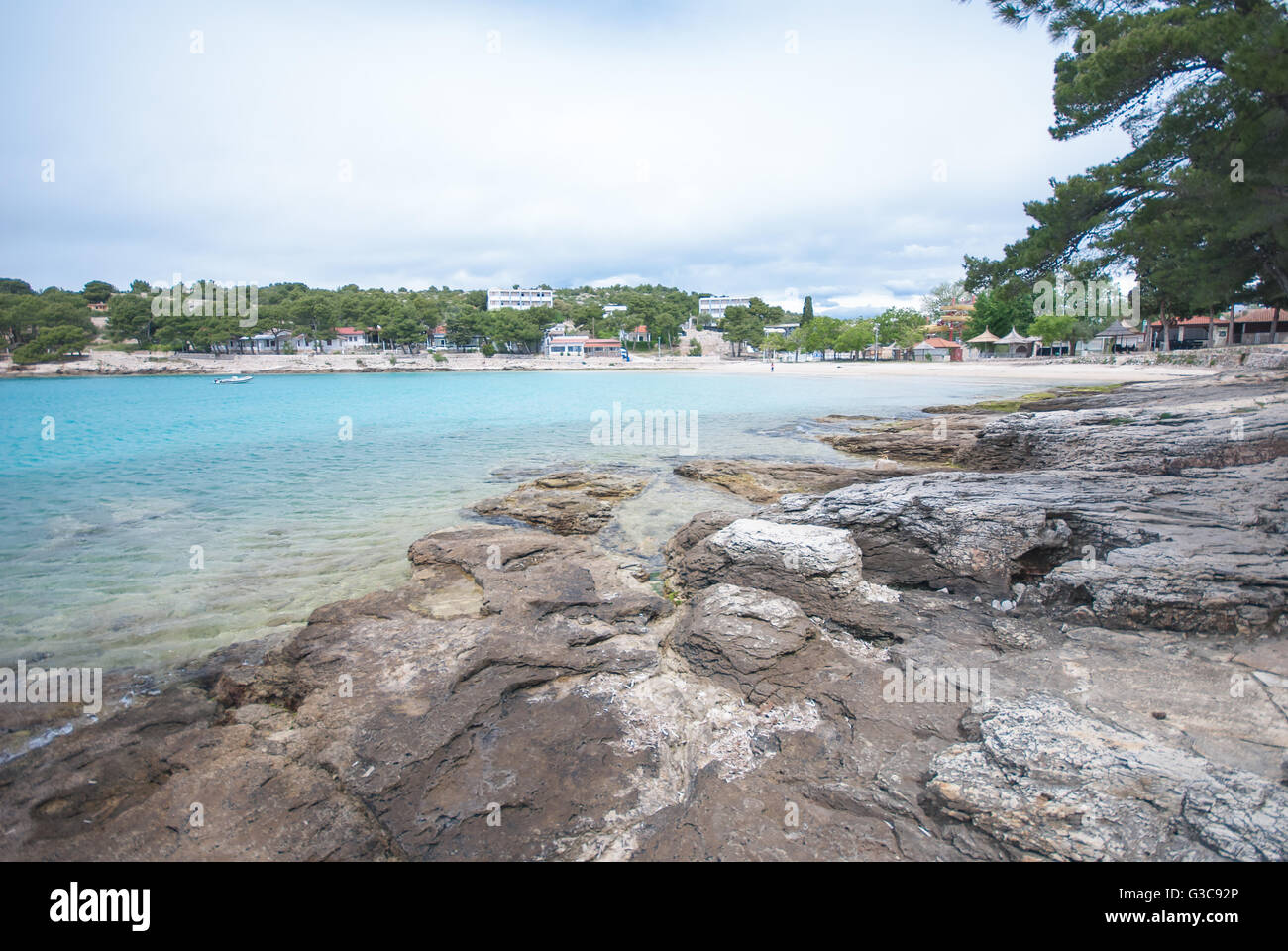 photo of beautiful bay Slanica on Murter Island, Dalmatia, Croatia ...