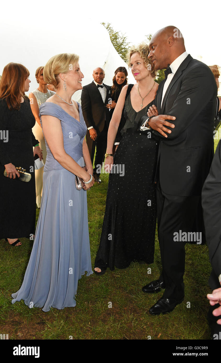 The Countess of Wessex, Fiona Hawthorne and Colin Salmon attend the ...