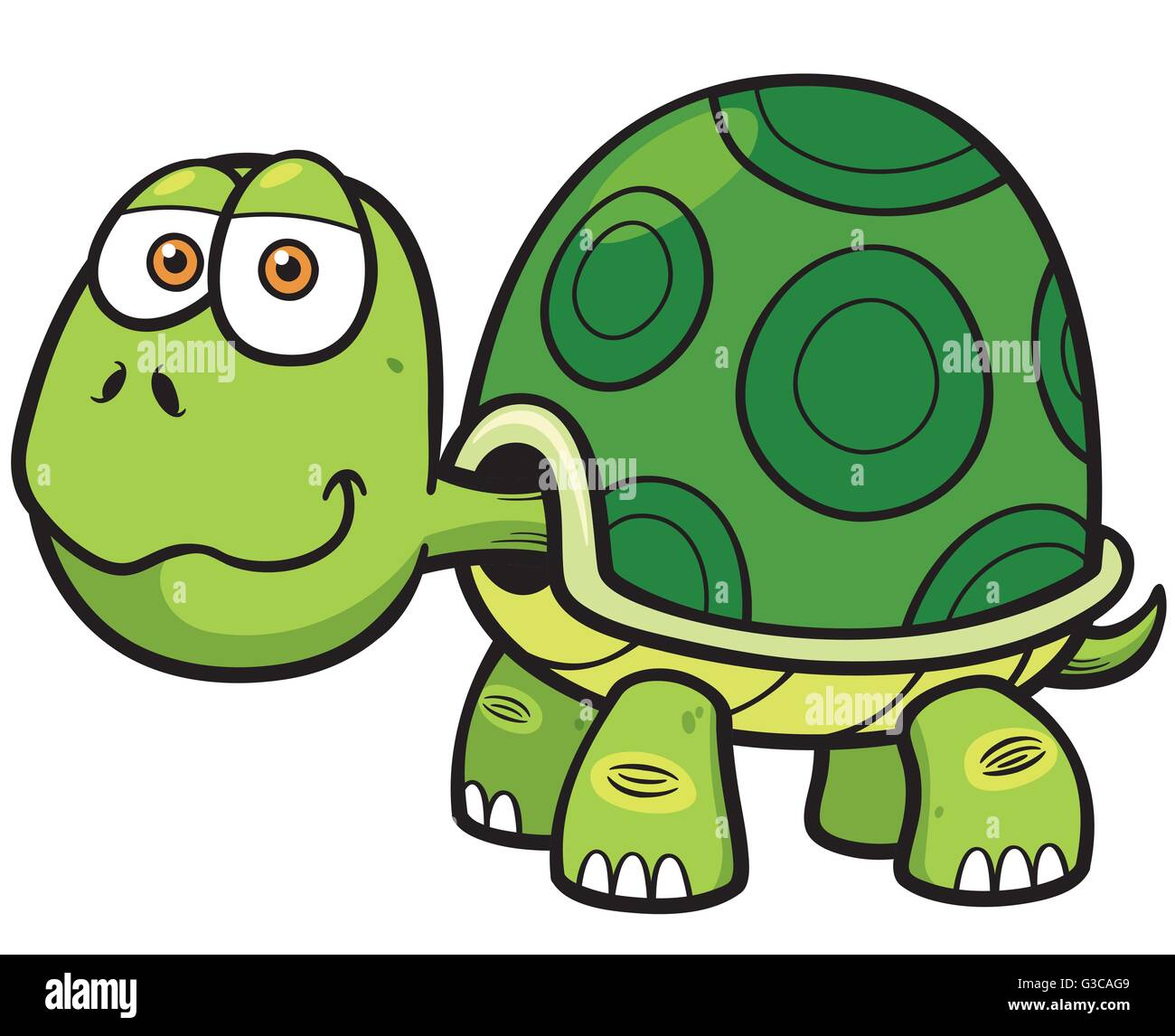 Vector illustration of Cartoon Turtle Stock Vector Image & Art - Alamy
