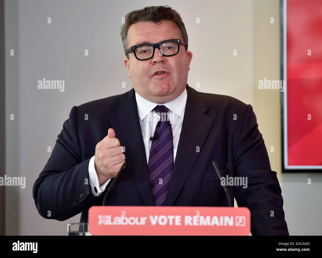 Labour Party Deputy leader Tom Watson speaks during a press conference ...