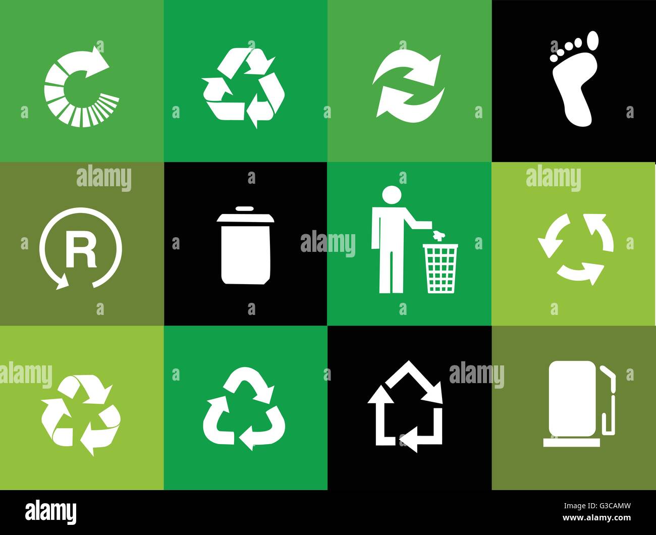 Vector recycle signs Stock Vector Image & Art - Alamy