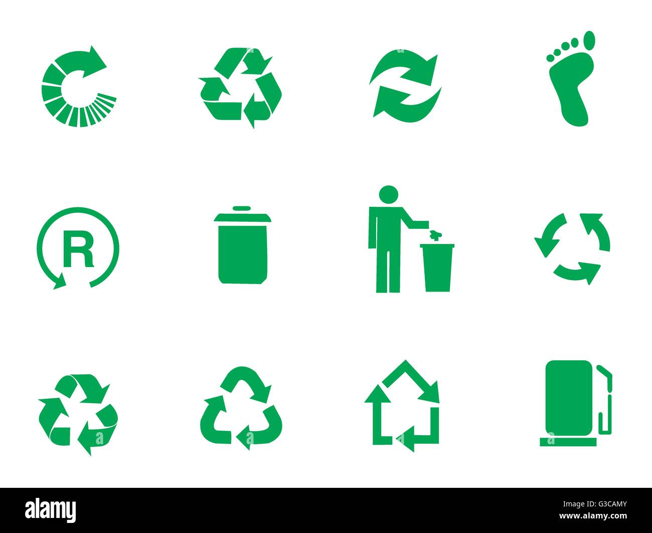 Vector recycle signs Stock Vector Image & Art - Alamy