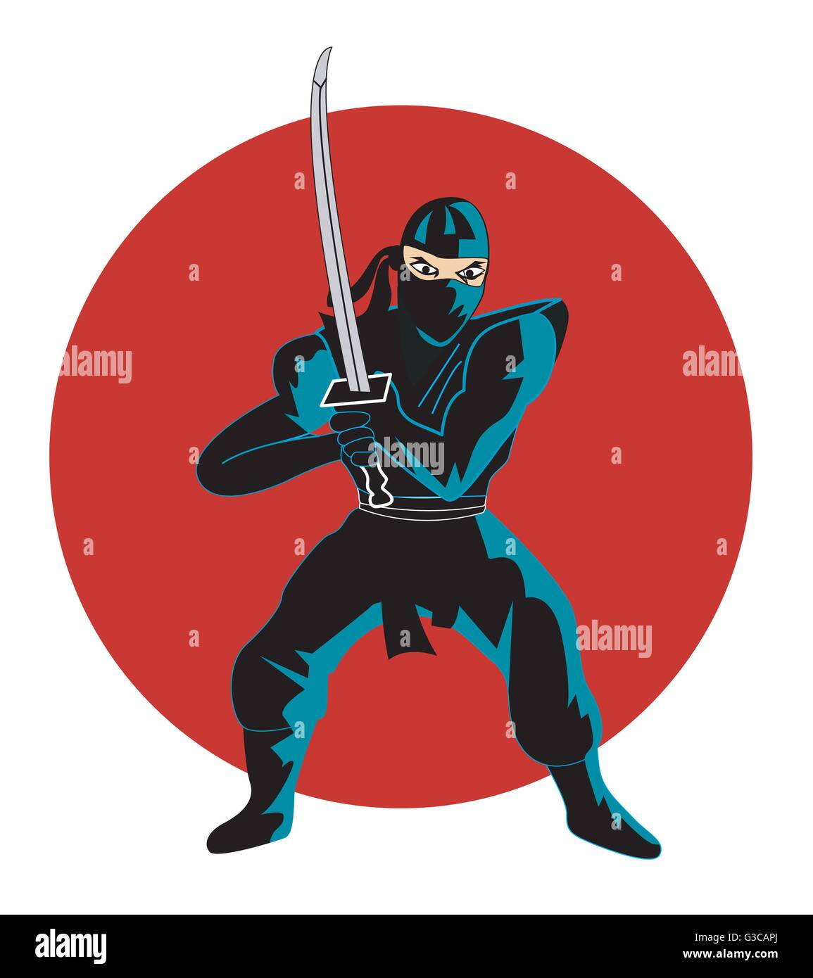 Illustration of ninja Stock Vector Image & Art - Alamy