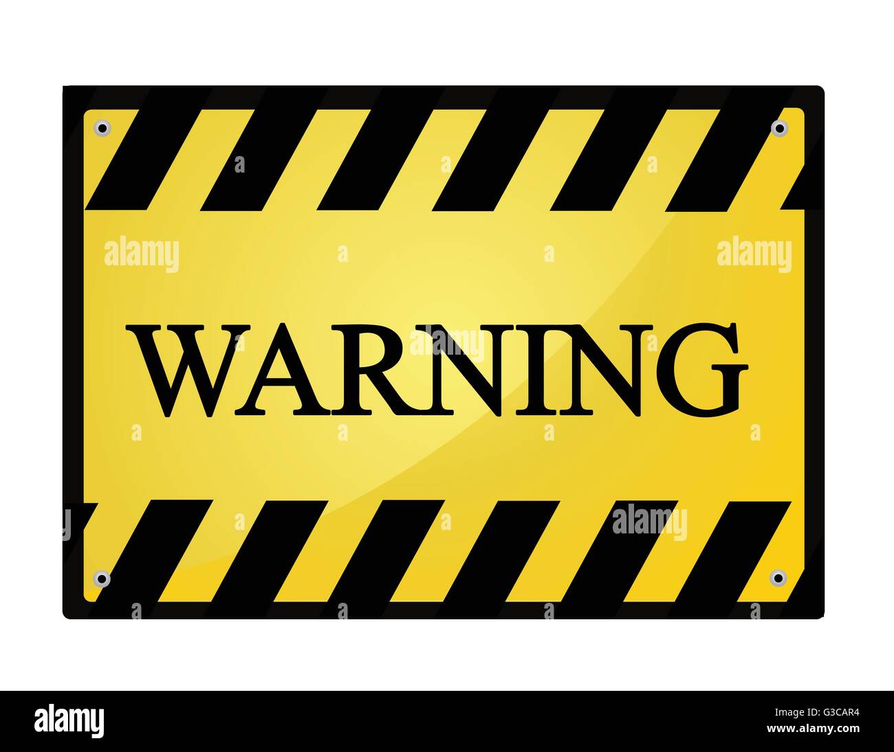Square warning sign template Stock Vector Images - Alamy
