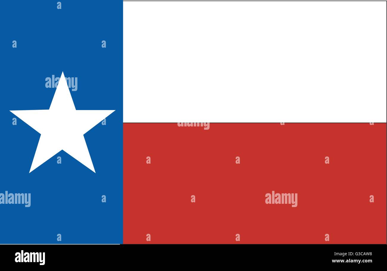 Flag of Texas. Vector illustration Stock Vector Image & Art - Alamy