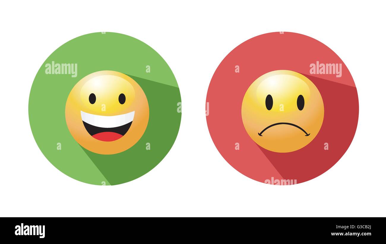 Smiley faces icons. Vector illustration Stock Vector Image & Art - Alamy