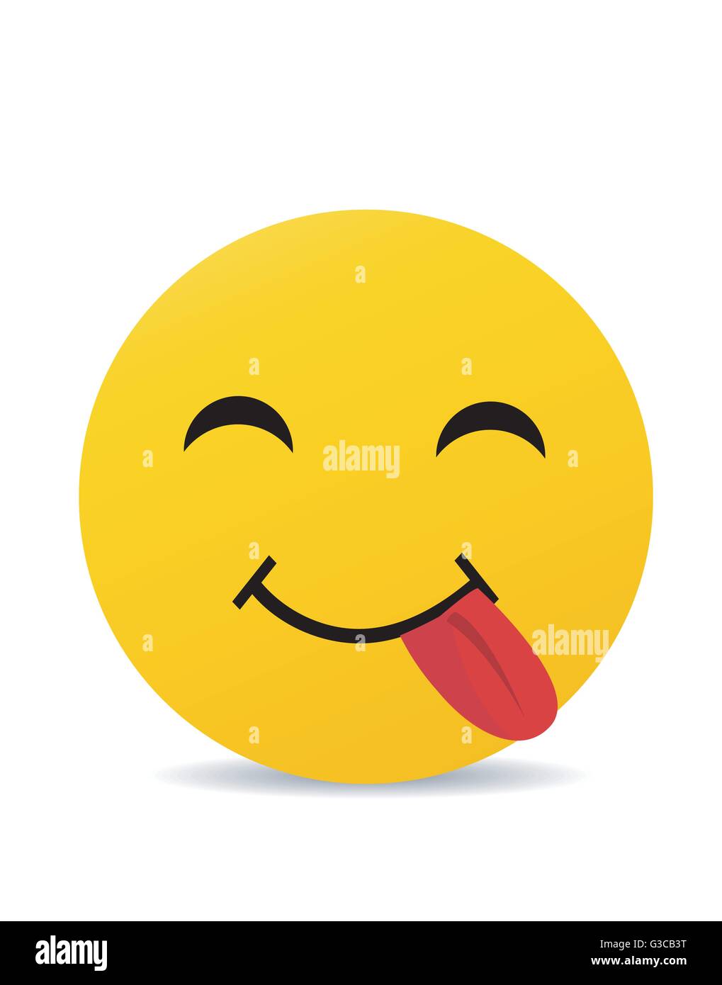 Modern yellow laughing happy smile Stock Vector Image & Art - Alamy