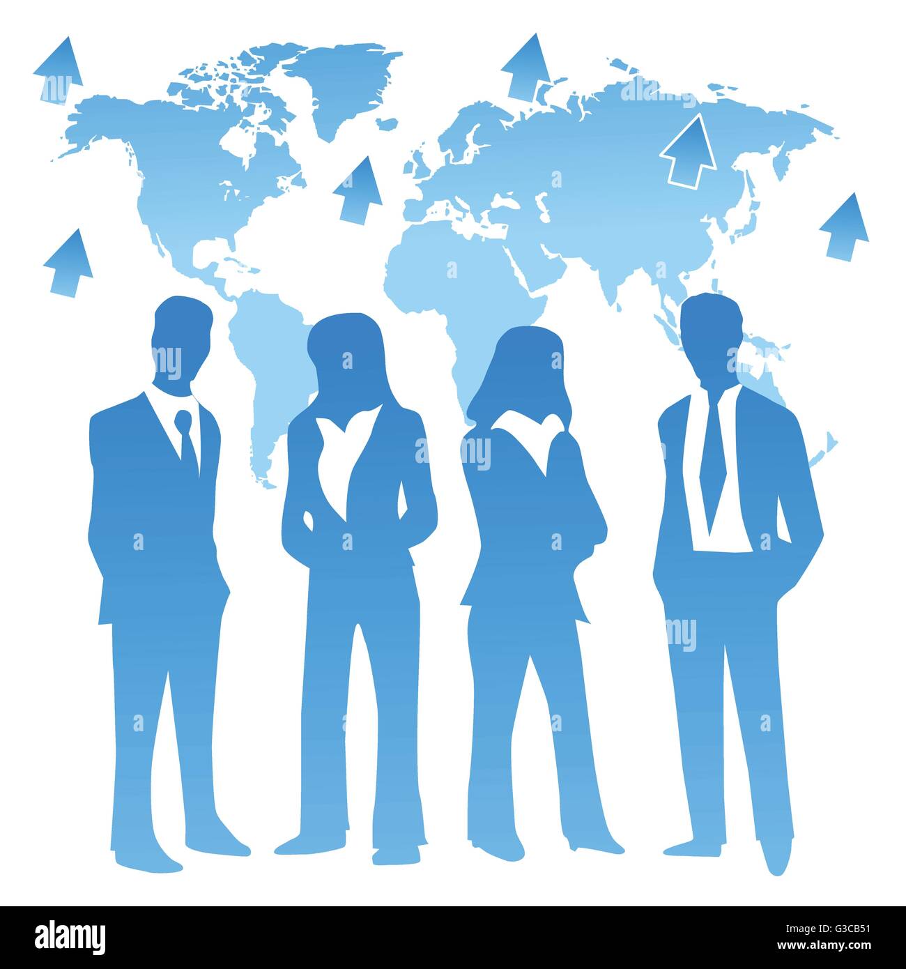 Figures of businessmen Stock Vector Images - Alamy