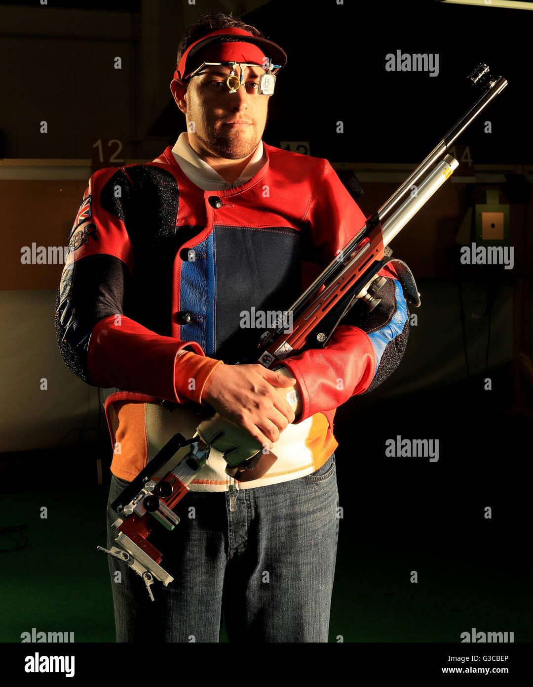 Ben Jesson during the team announcement at the Stoke Mandeville Stadium ...