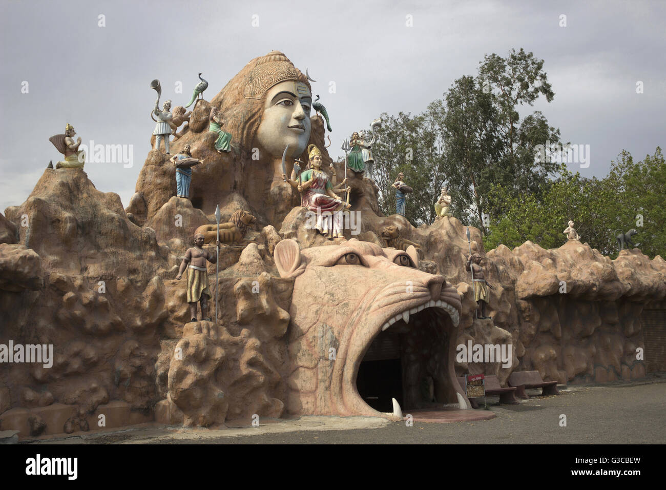 Hanuman temple. Ajwa, Baroda Gujarat, India Stock Photo - Alamy