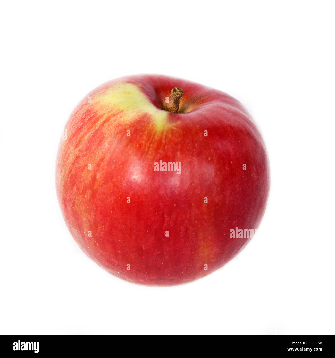Apple on white background Stock Photo - Alamy