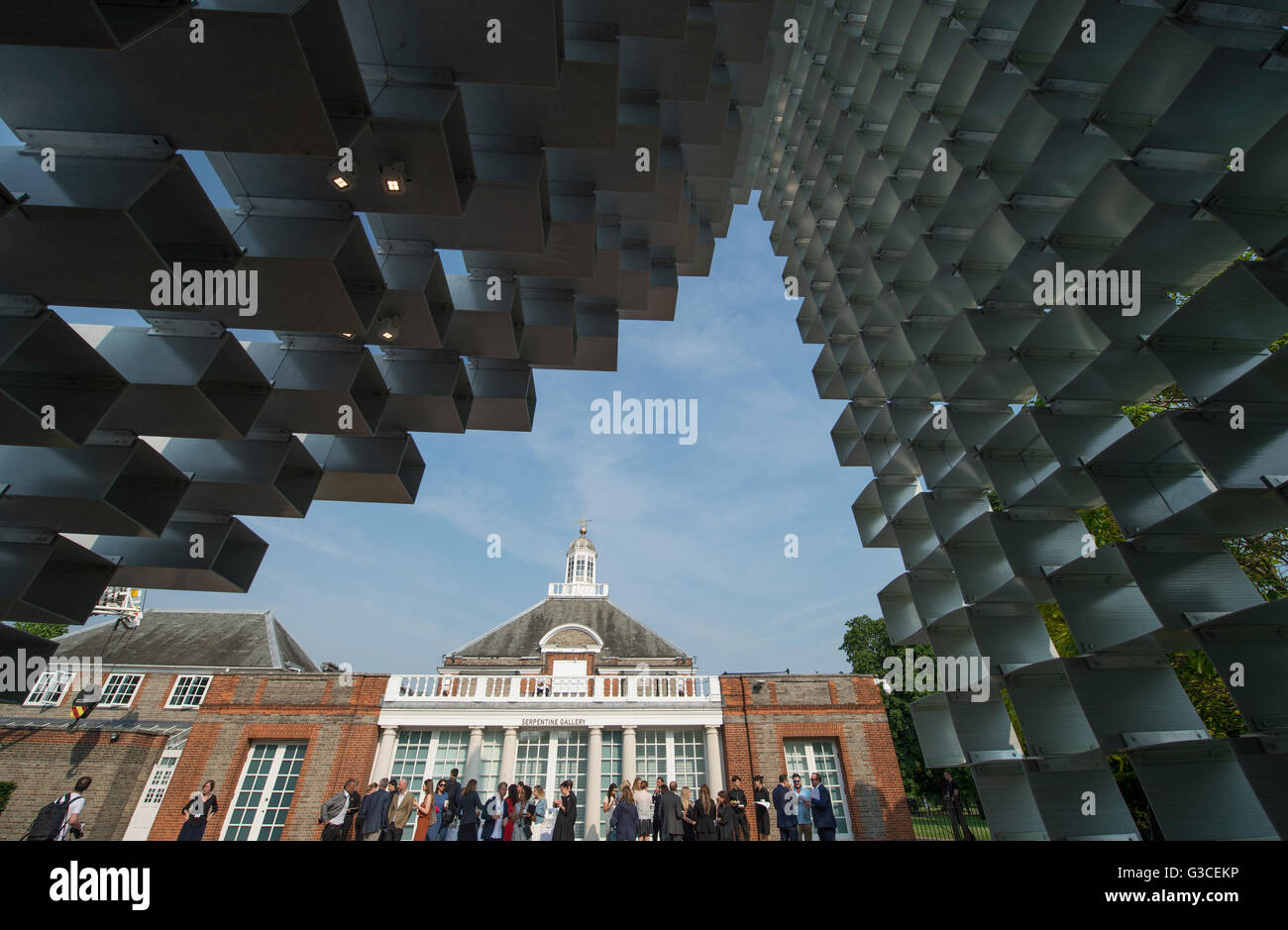 Serpentine Gallery, London, UK. 7th June 2016. Serpentine Architecture ...