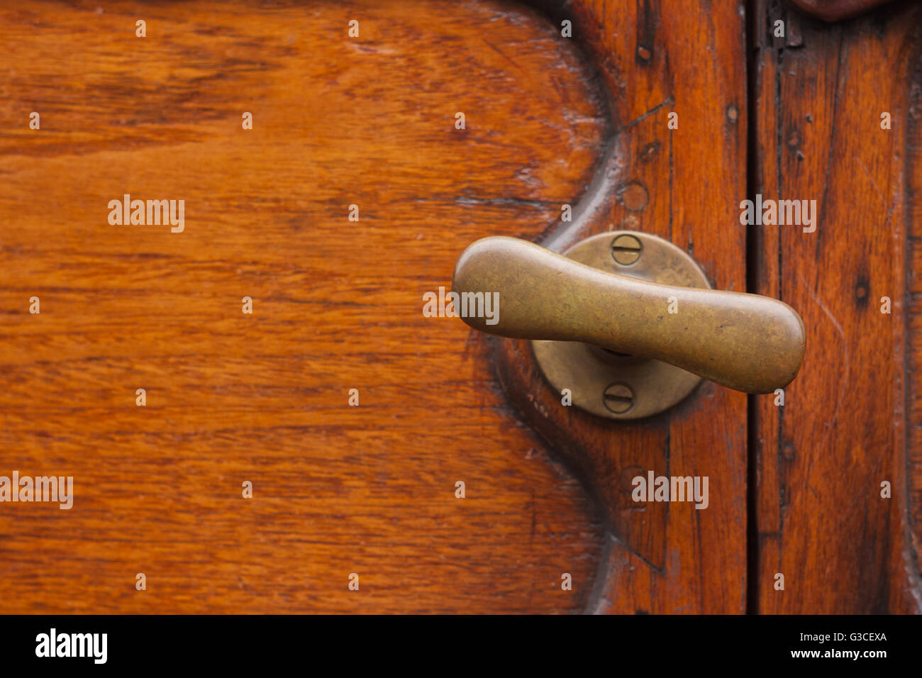 old train carriage handle Stock Photo - Alamy