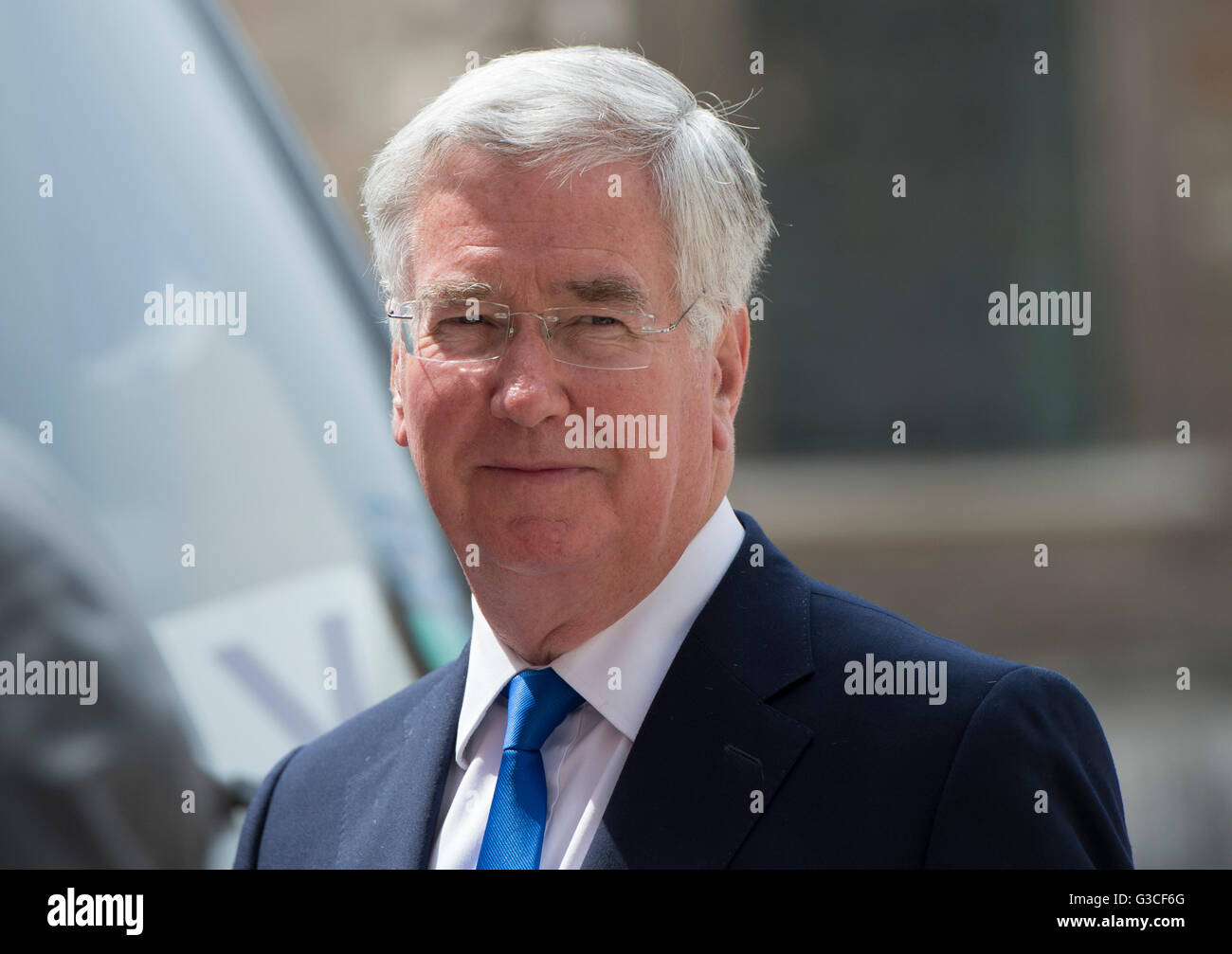 Defence Secretary Michael Fallon arrives for a reception at the ...