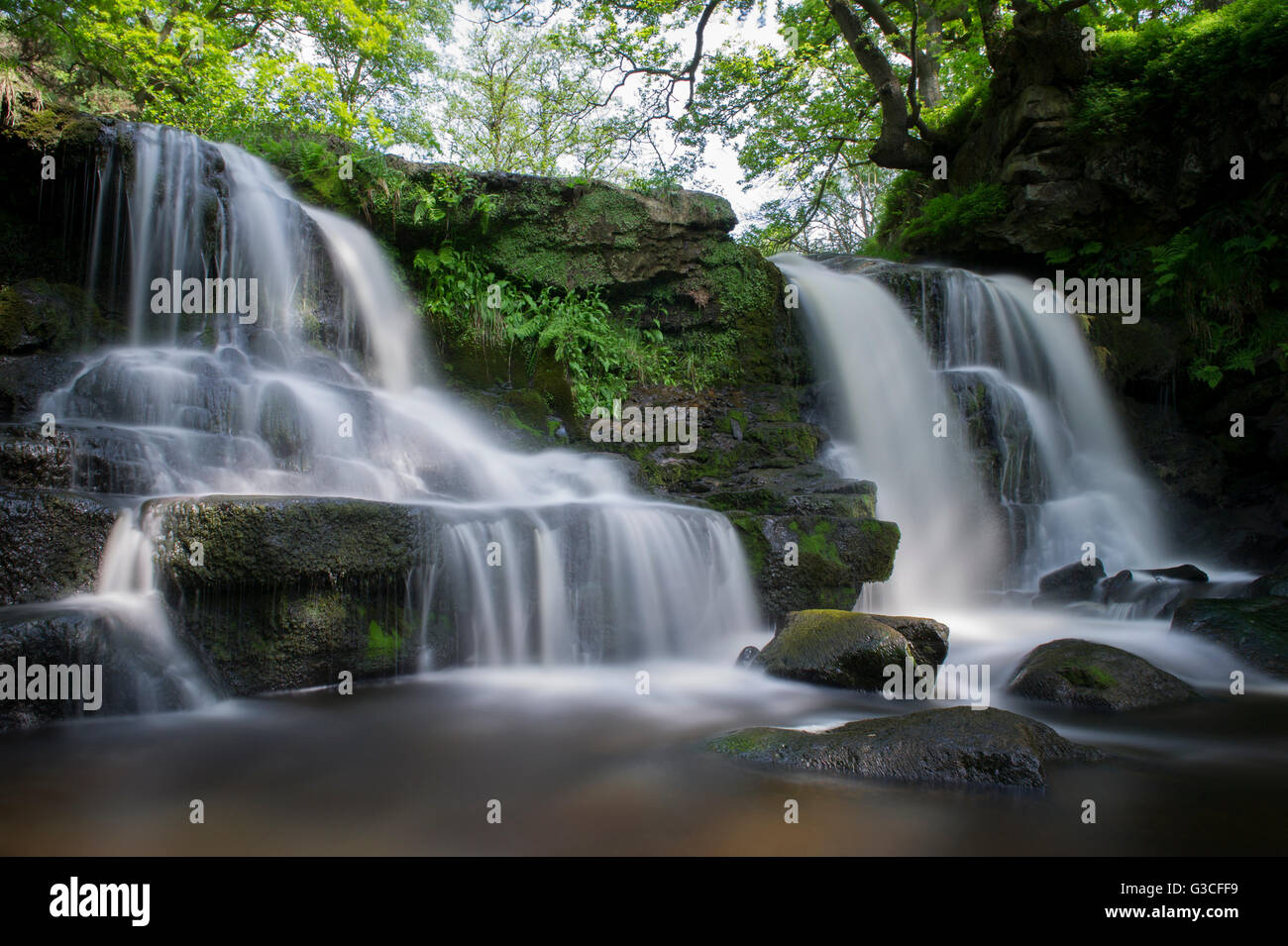 A long exposure of the beautiful Water Arc Foss (Upper Thomason Foss ...
