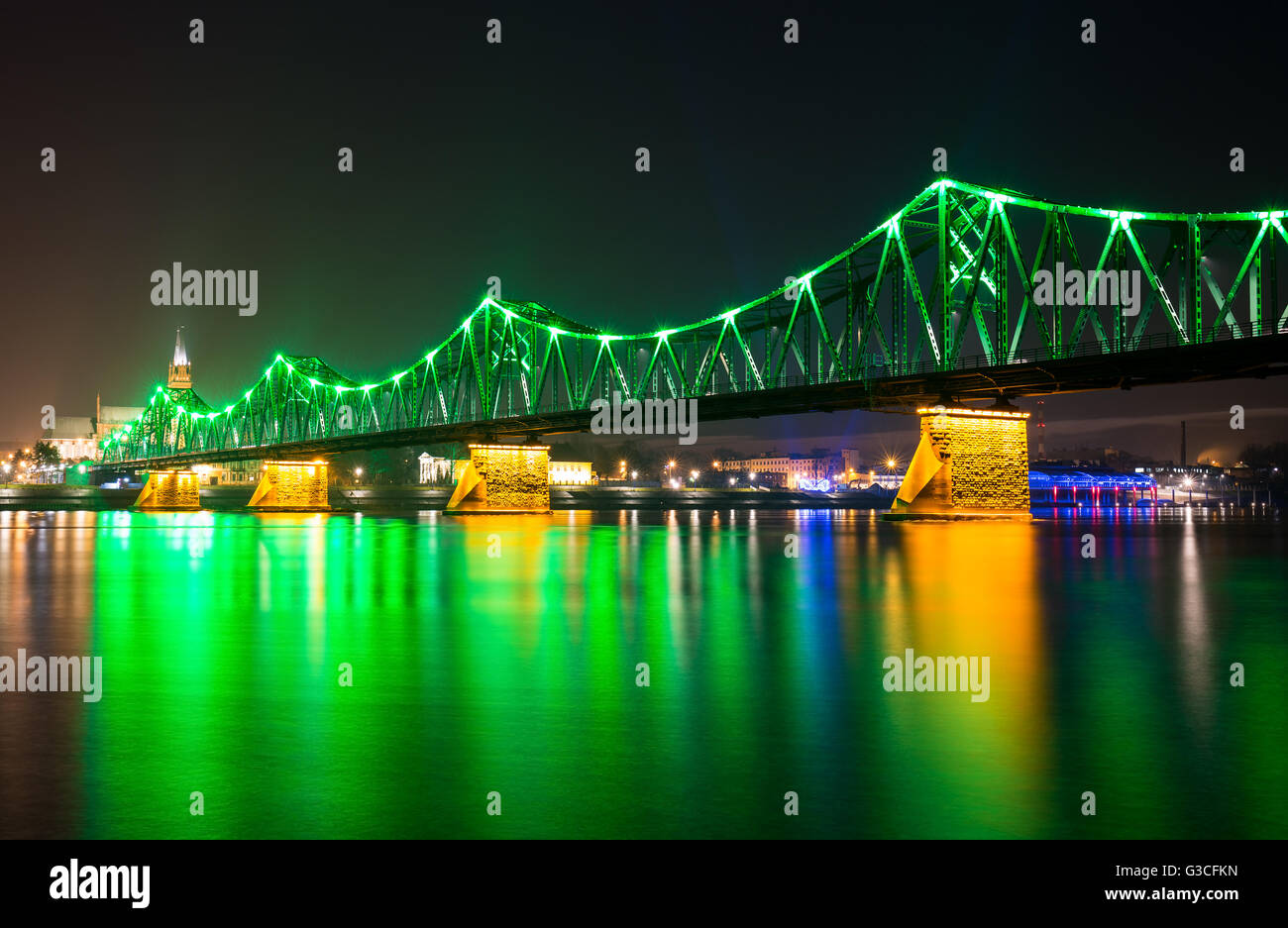 Bridge lights hi-res stock photography and images - Alamy