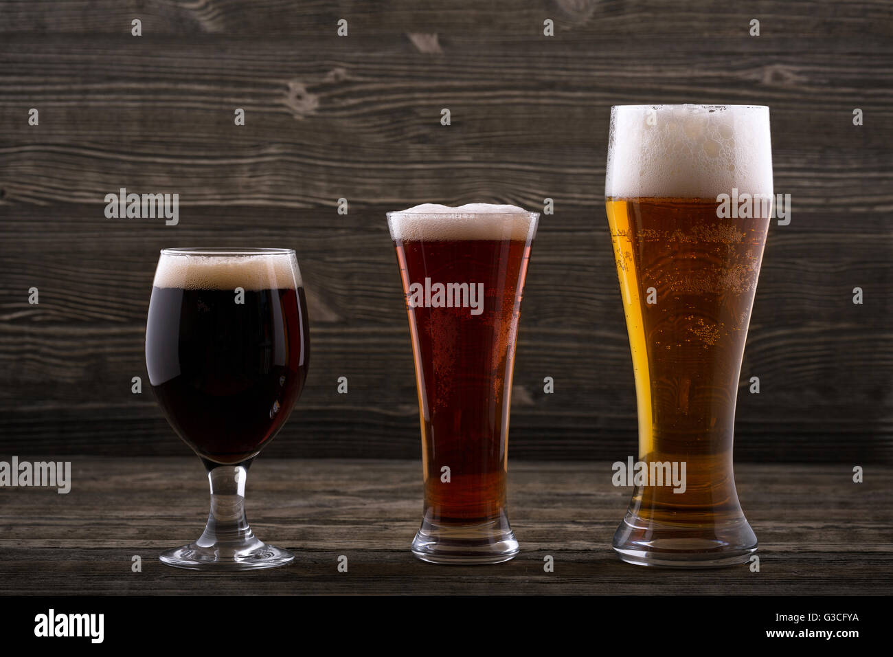 Various types of beer Stock Photo - Alamy