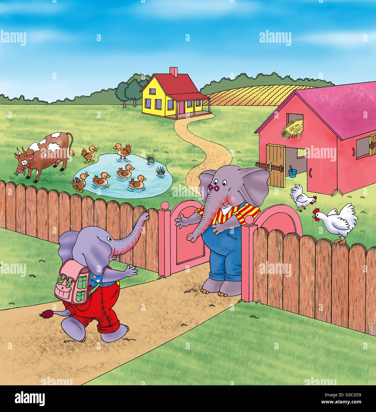 Elephant jungle book hi-res stock photography and images - Alamy