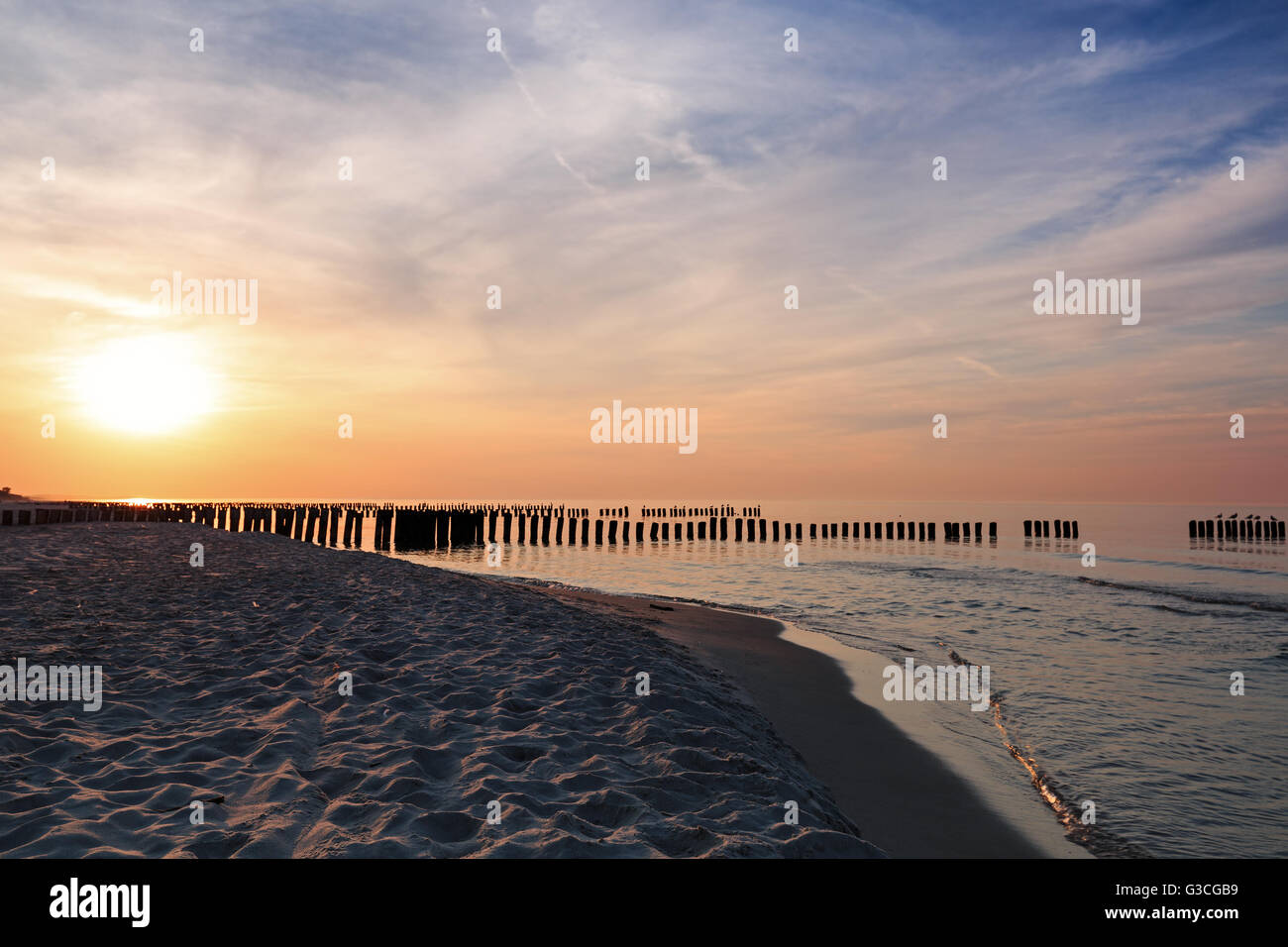 Baltic breakwaters hi-res stock photography and images - Alamy
