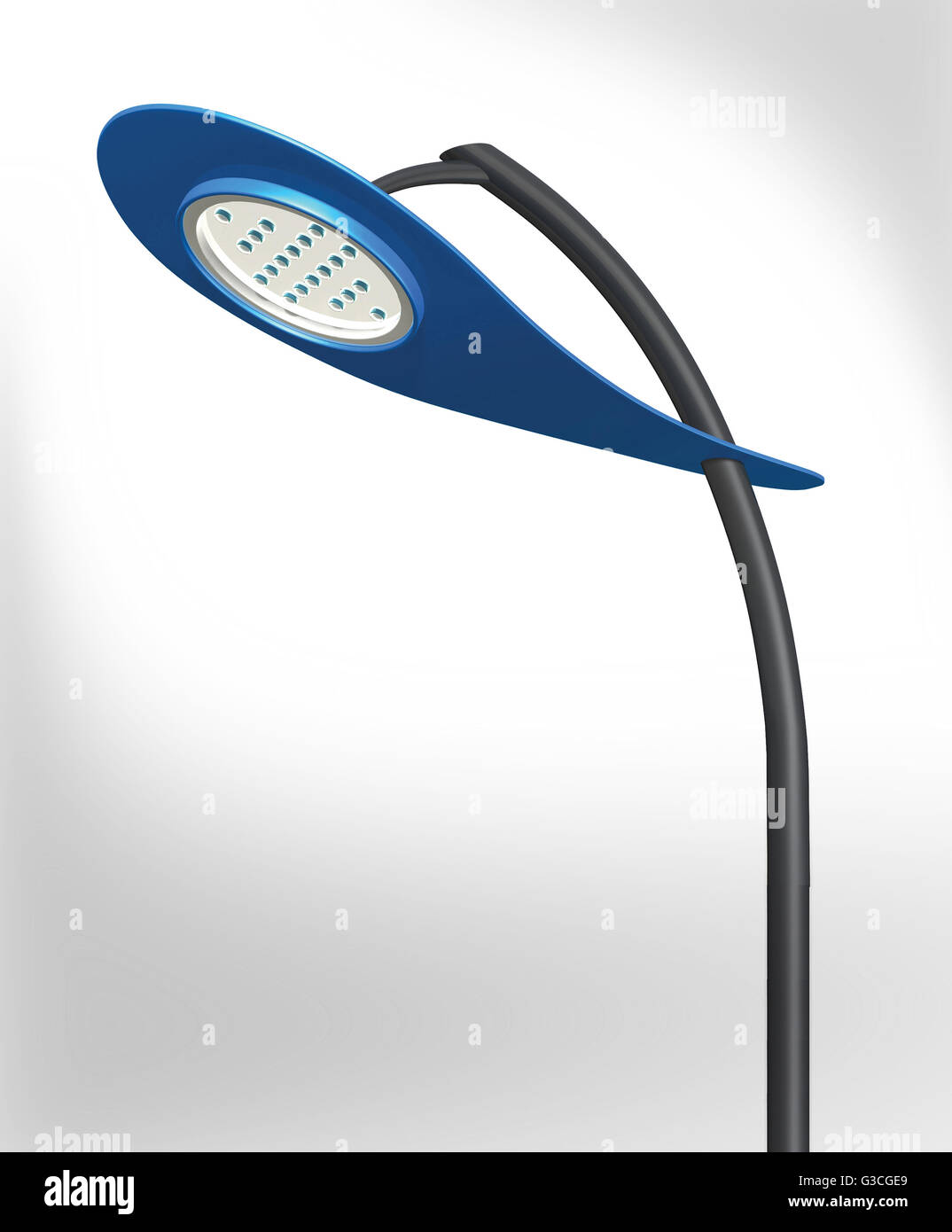 Modern lamp post Stock Photo - Alamy