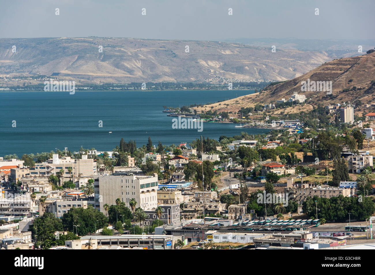 Israel, Tiberias, townscape, the Sea of Galilee Stock Photo - Alamy