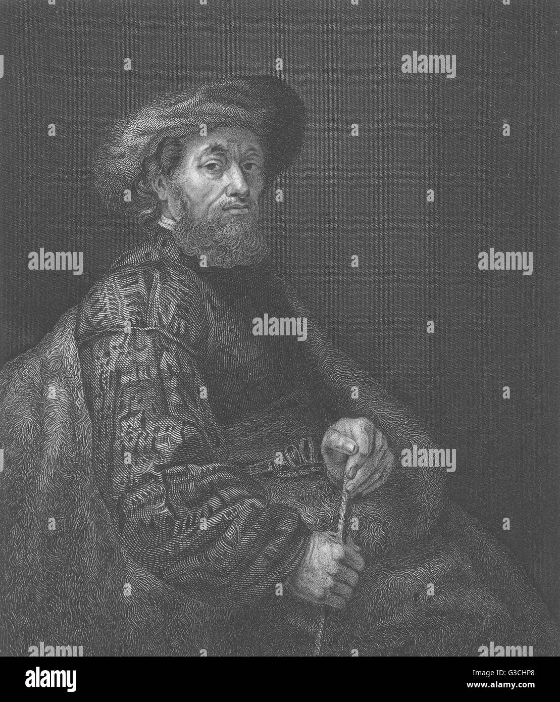 19th century portrait painting Black and White Stock Photos & Images ...