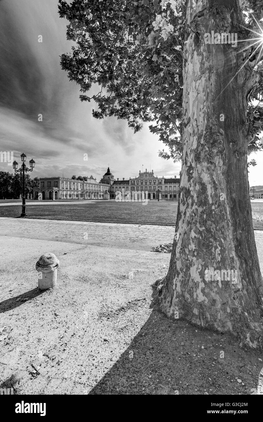 Palacio real, madrid Black and White Stock Photos & Images - Alamy