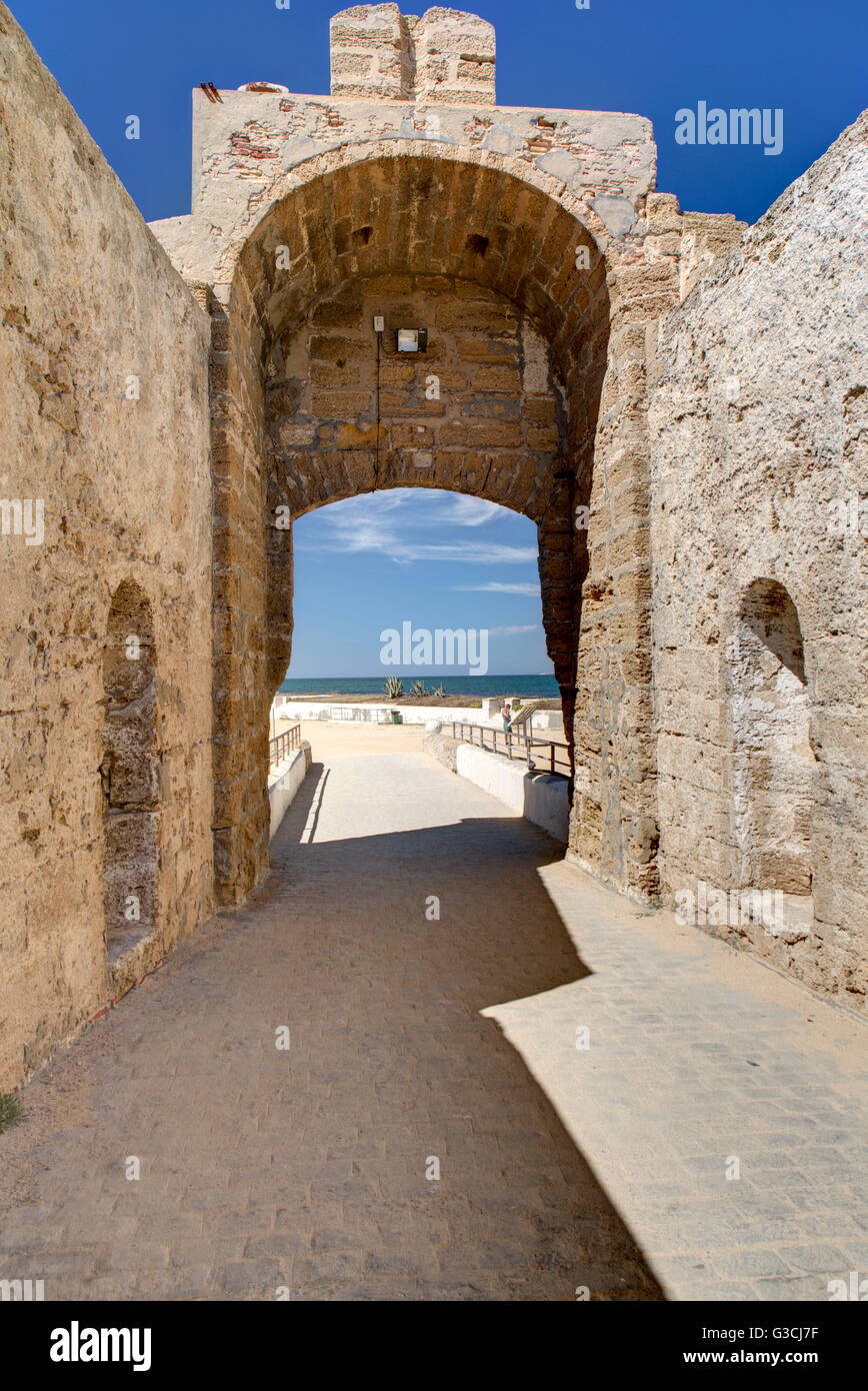 Castillo de San Sebastián, Cadiz, Andalusia, Spain, Europe Stock Photo ...