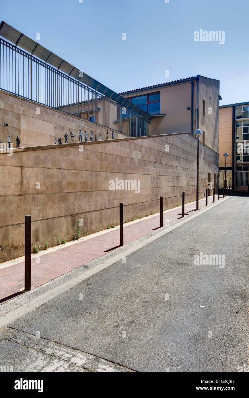 Facade, university building, Avignon, Provence, Vaucluse, Southern ...