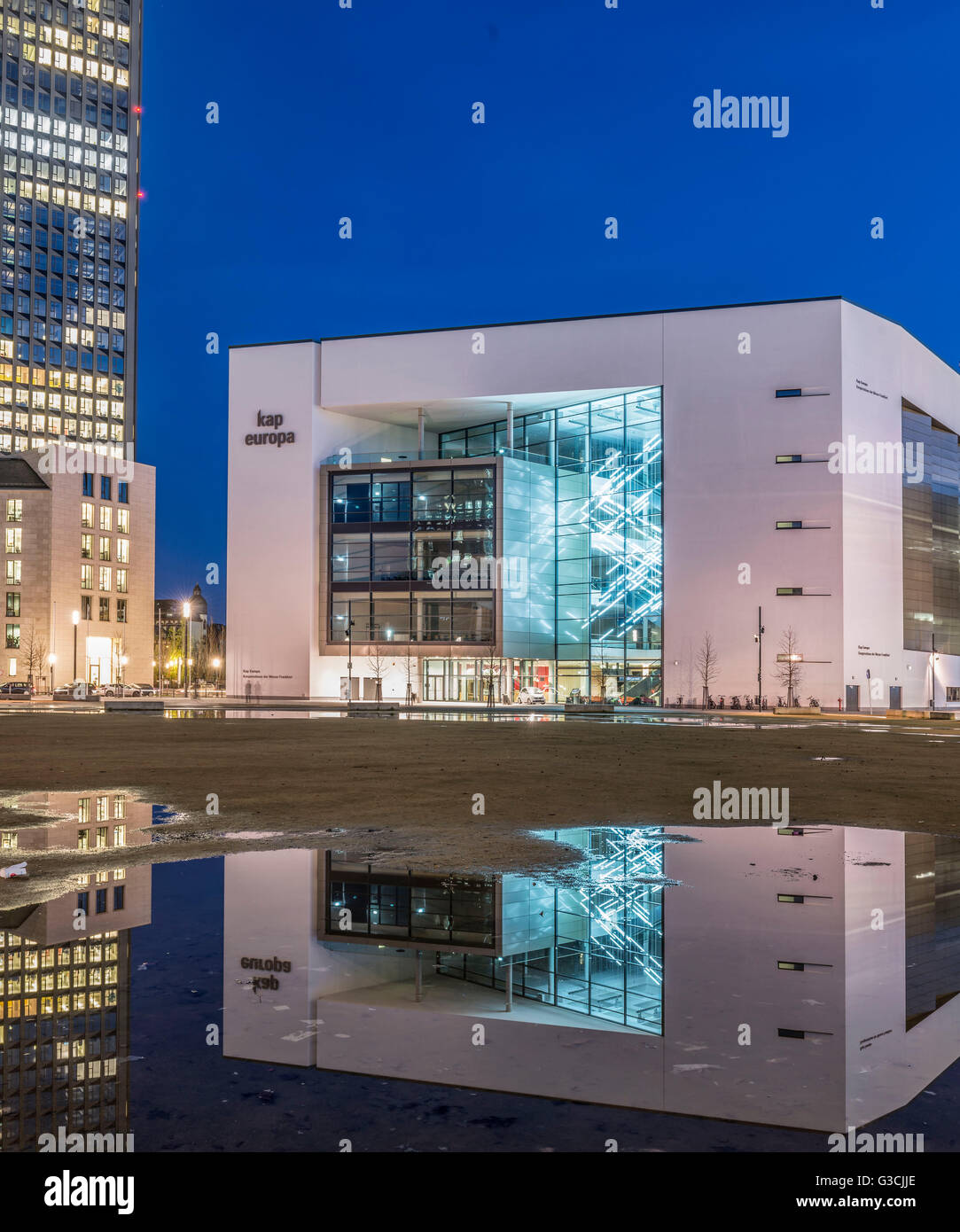 Frankfurt on the Main, Hessen, Germany, congress centre of the Messe ...