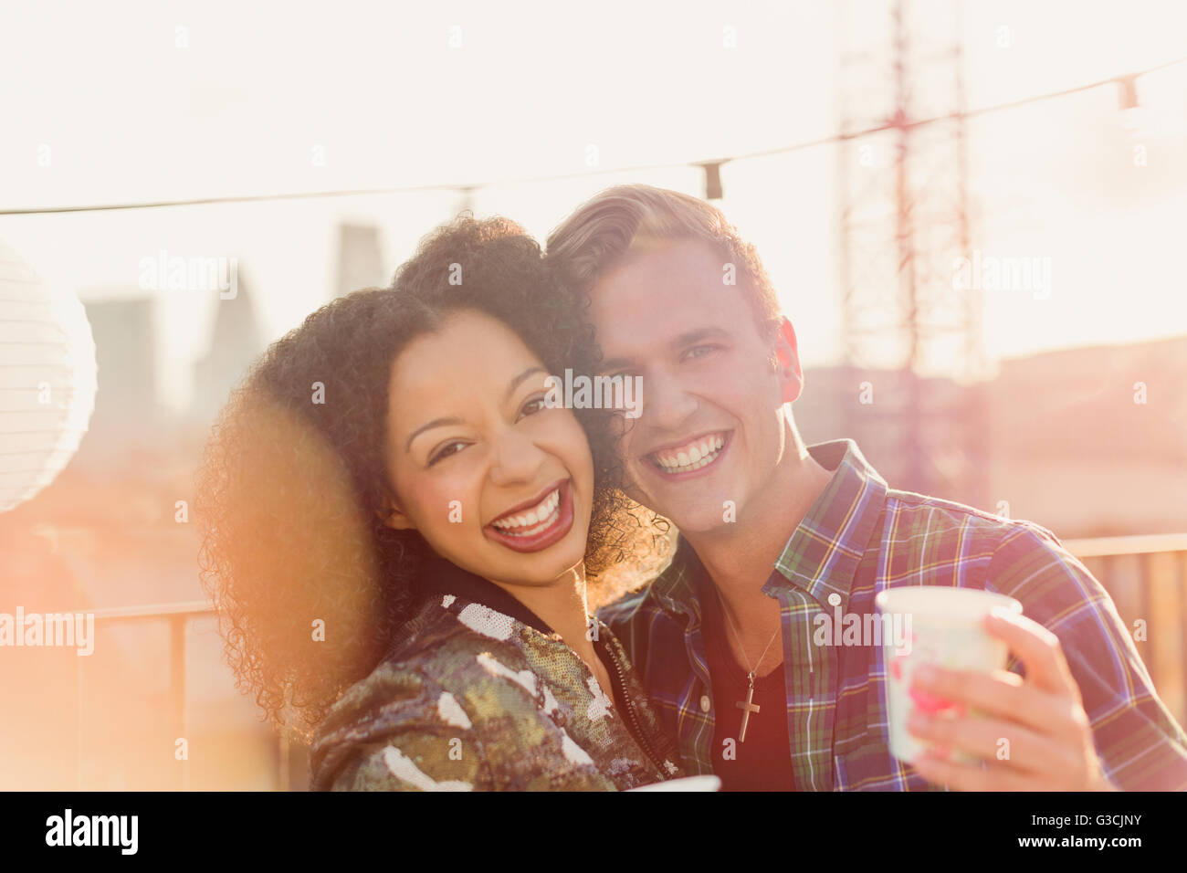 Couple cocktail party hi-res stock photography and images - Alamy